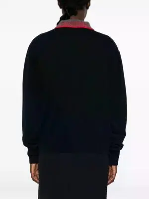 N°21 Contrast-collar Polo Top