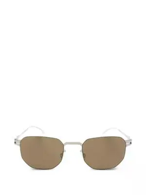 Mykita Bijan Geometric-frame Sunglasses - Silver