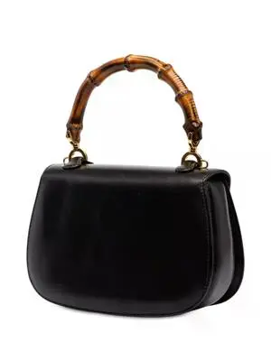Gucci 2000-2015 Small Calfskin Bamboo Night Satchel