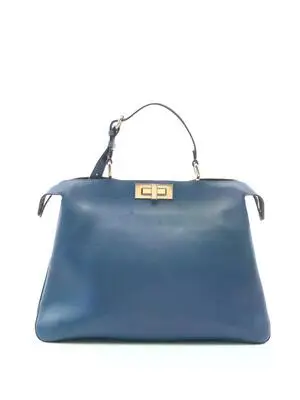 Fendi 2010-2026 Large Leather Peekaboo Satchel