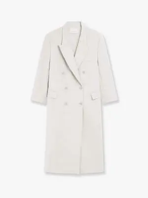 THE FRANKIE SHOP Jane Viscose Blend Coat - White