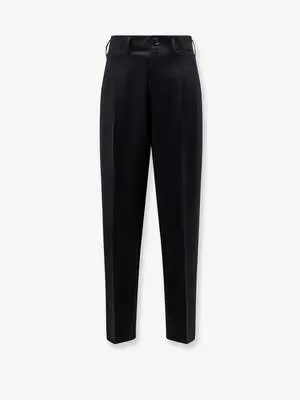 AMI Paris Virgin Wool Trousers - Black