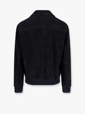 ARMA Tomme Reversibile Suede Jacket - Blue