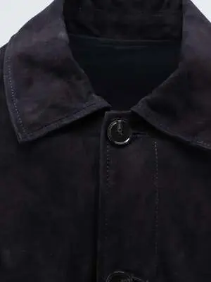ARMA Tomme Reversibile Suede Jacket - Blue
