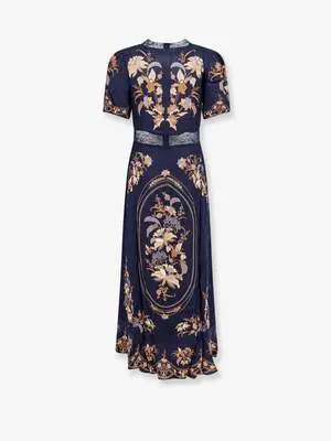 Farm Rio Lara Viscose Long Dress