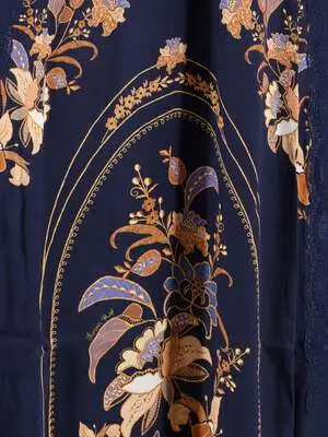 Farm Rio Lara Viscose Long Dress