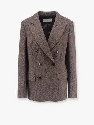 Dries Van Noten Barrysta Wool And Cotton Blazer
