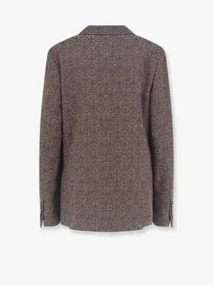 Dries Van Noten Barrysta Wool And Cotton Blazer