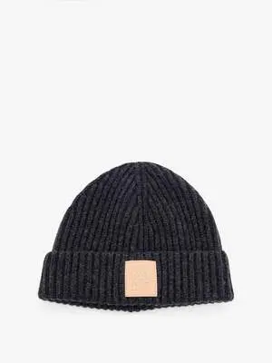Loewe Beanie Cashmere Hat - Black