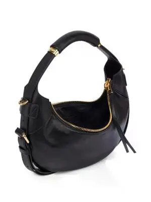 Moschino Padded-handle Leather Shoulder Bag
