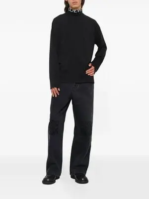 Loewe Logo-print High-neck Long-sleeve T-shirt