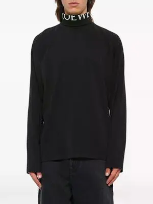 Loewe Logo-print High-neck Long-sleeve T-shirt