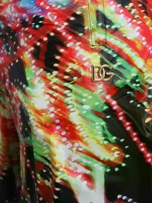 Dolce & Gabbana Luminarie-print Swim Shorts