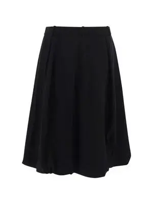 THE GARMENT Pleated Bubble-hem Midi Skirt
