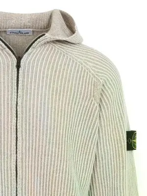Stone Island Ribbed-knit Hoodie