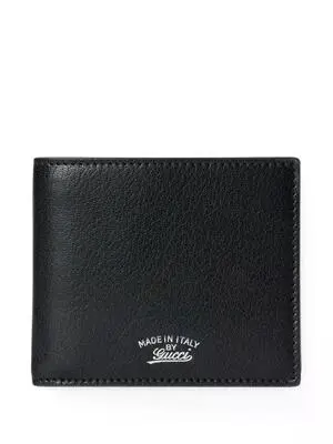 Gucci Lira Leather Wallet - Black