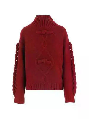 THE GARMENT Como Braided-detail High-neck Sweater