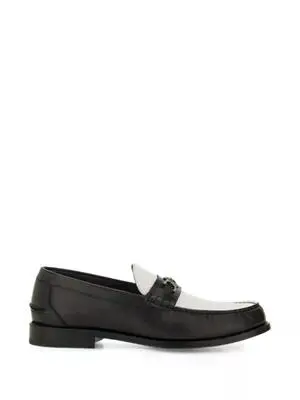 Versace Medusa Head Leather Loafers
