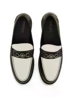 Versace Medusa Head Leather Loafers