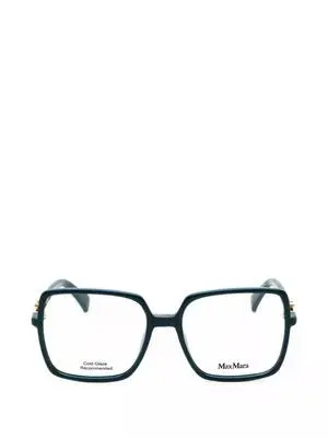 Max Mara Rectangle-frame Glasses - Blue