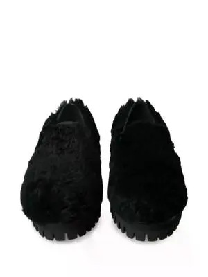 Dolce & Gabbana Fur-covered Lug-sole Loafers