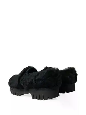 Dolce & Gabbana Fur-covered Lug-sole Loafers
