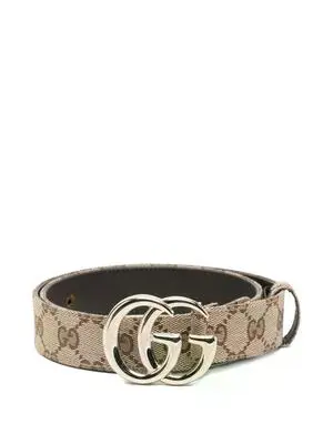 Gucci Gg Supreme Canvas Belt - Neutrals