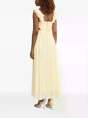 MORGAN Ruffled Cut-out Maxi Dress
