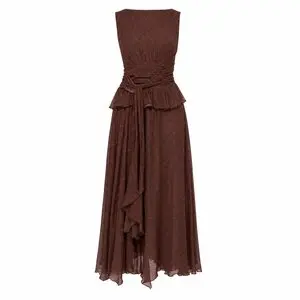 Carmen Says Toast Polka Dot Occasion Dress