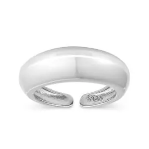 ELK & BLOOM Sterling Dome Ring - Silver