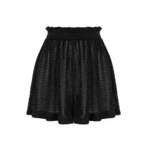 LILAMIE Car Loose Fit Elastic Waist Beach Shorts