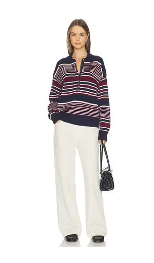 Good American The Oversized Rugby Sweater In . Also