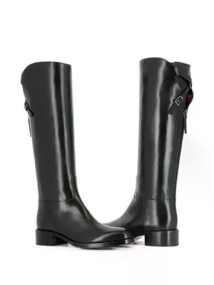 Sartore Buckle-detail Leather Boots
