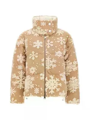 Herno Snowflake-jacquard Quilted Jacket