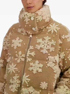 Herno Snowflake-jacquard Quilted Jacket