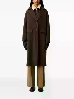 Claudie Pierlot Long Tailored Collar Wool Coat