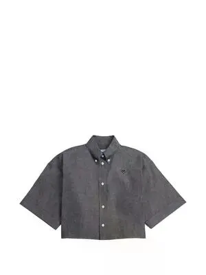 Prada Short-sleeve Chambray Shirt