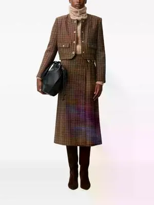 Claudie Pierlot Straight Checked Jacket