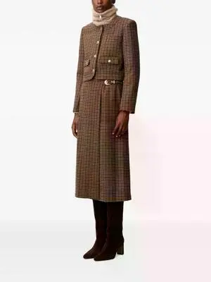 Claudie Pierlot Straight Checked Jacket