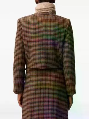 Claudie Pierlot Straight Checked Jacket