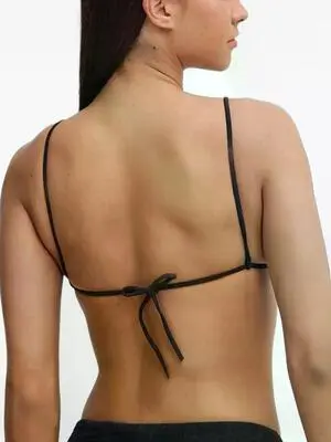 Chantelle Pulp Crinkled Triangle Bikini Top - Black
