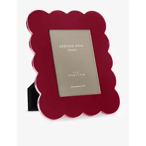 ADDISON ROSS LONDON Bobbin Lacquered Photo Frame 5 X 7 - Cherry Lacquer