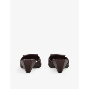 Loewe Origami Slide 45 Leather Mules