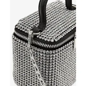 REISS Nova Mini Crystal-embellished Cross-body Bag