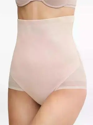 Chantelle Lab Glam Shaping High-waisted Seamless Briefs - Neutrals