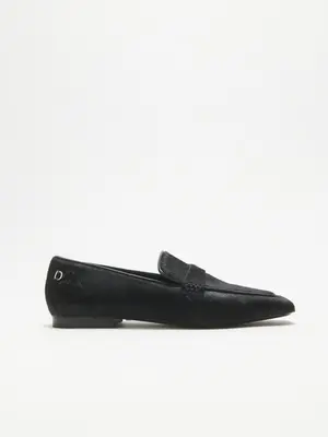 HOUSE OF DAGMAR Loafer Pony Hair - Black