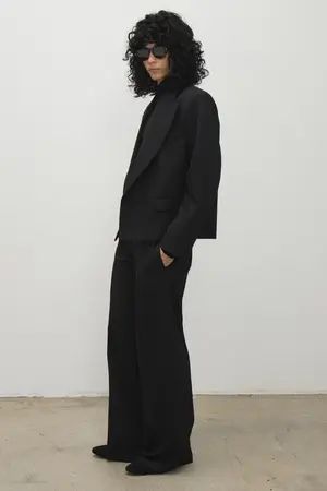 Arakii Waist Edge Pants - Black