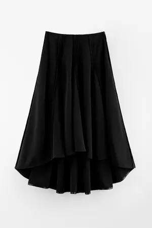 Arakii High Waist Panel Skirt