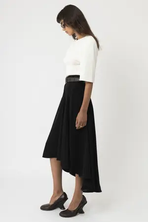 Arakii High Waist Panel Skirt