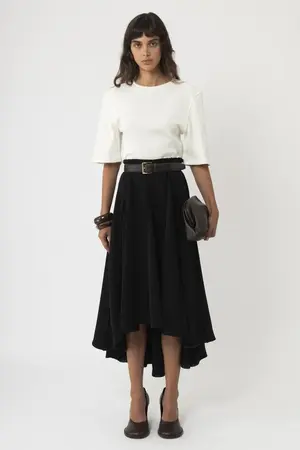 Arakii High Waist Panel Skirt
